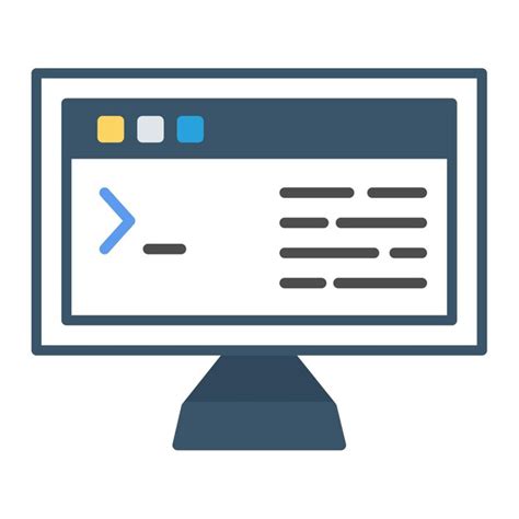 Premium Vector Command Line Vector Illustration