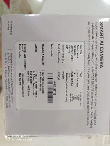 3 Mp Tev 2 Smart Ai Camera At Best Price In Coimbatore Id 2853277878462