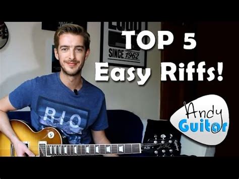 Easy Guitar Riffs On String Andy Guitar