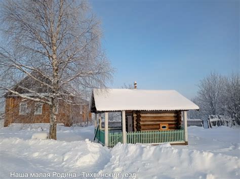 Деревня Толсть январь 2024 Наша малая родина Тихвинский уезд ВКонтакте