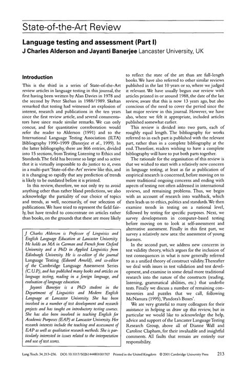 Pdf Language Testing And Assessment Part I