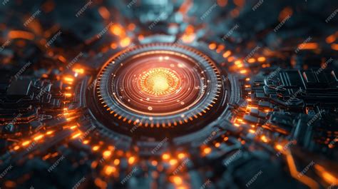 Quantum Computing Technology Background Premium Ai Generated Image