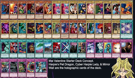Mai Valentine Starter Deck Concept Had She Got One When Yugi Kaiba