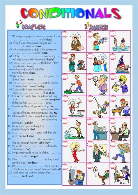 Conditionals Interactive And Downloadable Worksheet You Can Do The Exercises Online Or Do