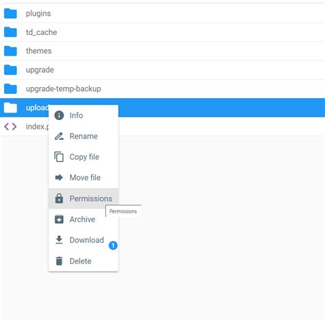 [fix] file permission issue in apache website wordpress not writable to