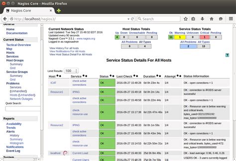 Monitoring IRODS With Nagios