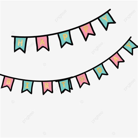 생일 축하 배너 생일 축하 생일 배너 클립 아트 텍스트 Png 일러스트 및 Psd 이미지 무료 다운로드 Pngtree