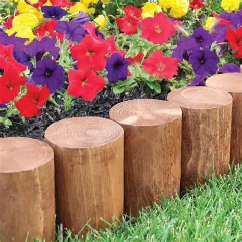 How To Install Wooden Garden Edging Roll Garden Design Ideas
