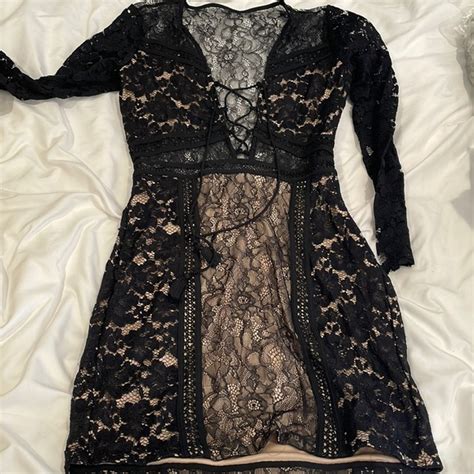 Express Dresses Express Sexy Black Lace Dress Poshmark