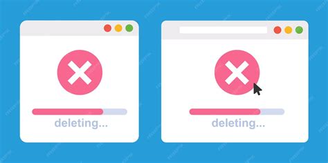 Premium Vector Deleting Data And Erasing File Icon