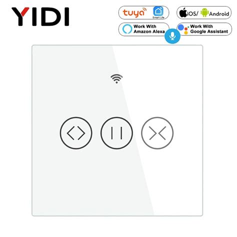 Wifi Rf433 Touch Smart Curtain Switch Tuya Voice R Vicedeal