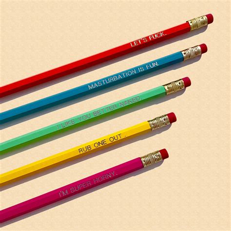 Naughty Pencils Sexy Edition Hug And Kiss Designs Inc
