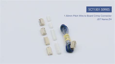 Scondar Replacement Of 1 5mm Pitch Jst Zh Wafer Wire To Board Contact Connectors Vertical Zhr 4