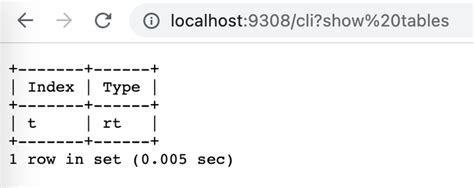 manticore search manual connecting to the server mysql protocol