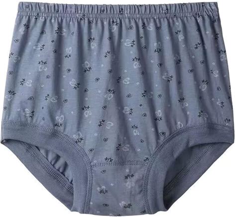 Printed Grandma Panties Suit Middle Aged Elderly Womens Suit Short