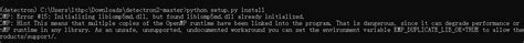 直接解决omp Error 15 Initializing Libiomp5mddll But Found Libiomp5md