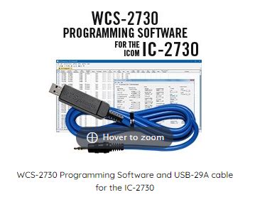 Icom Ic Programming Software And Usb Rts Cable Radioworld UK
