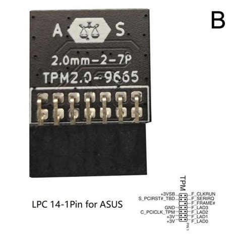 Gigabyte Gc Tpm20s 20 Tpm Module 12 Pin 12 1 Lpc Tpm Hotsa Trusted D6y2