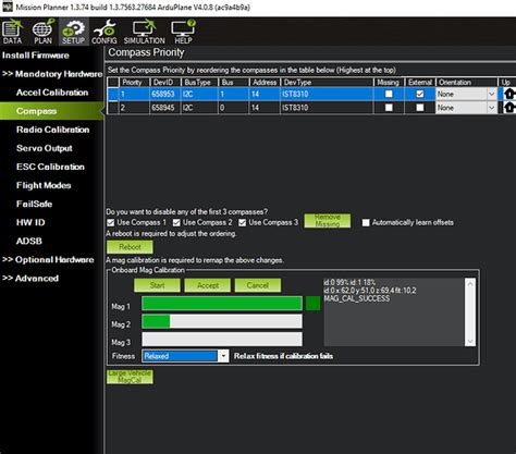 Arduplane Multiple Compass Issue Arduplane Ardupilot Discourse