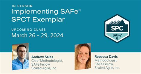 Scaled Agile Inc On Linkedin Scaledagile Scaledagileframework Implementingsafe Spc Spct