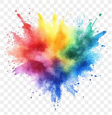 Png Vibrant Watercolor Splash Art Free Png Rawpixel