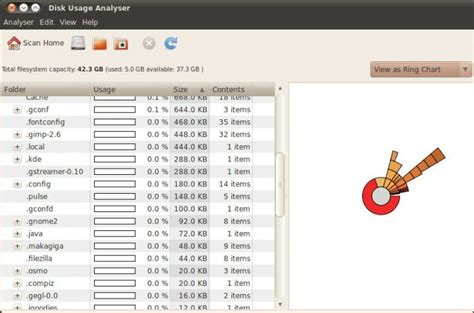 Disk Usage Analyser View And Monitor Your Disk Usage And Folder