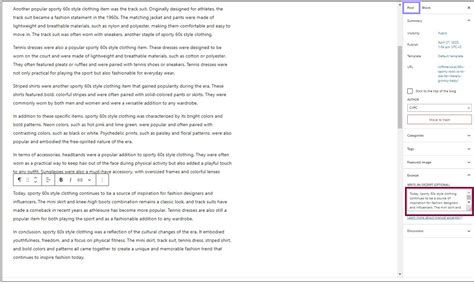 Post Excerpt Widget Elementor