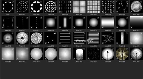 Gsg灰猩猩40张区域光照贴图资产预设greyscalegorilla Area Light Maps Vol 2 Blender布的