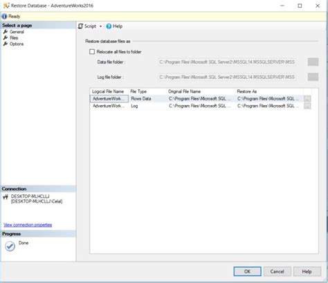 Mssql Veri Tabanı Sql Server Backup Restore İşlemleri