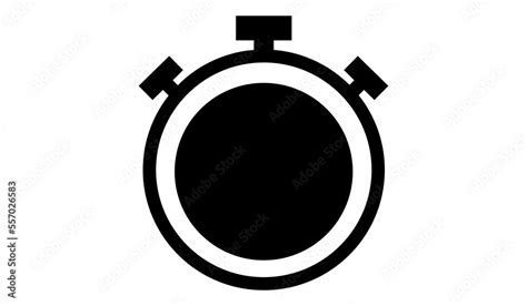 Timers Icon Set On Transparent Background Stopwatch Symbol Countdown Clock Counter Timer Png