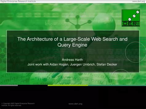 ppt the architecture of a large scale web search and query engine