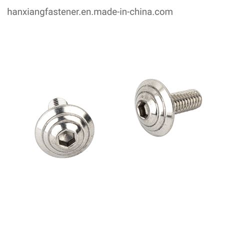Half Round Button Flange Head Hex Socket Screws Bolt In 304 Or 316