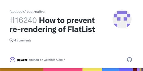 How To Prevent Re Rendering Of FlatList Issue Facebook React Native GitHub