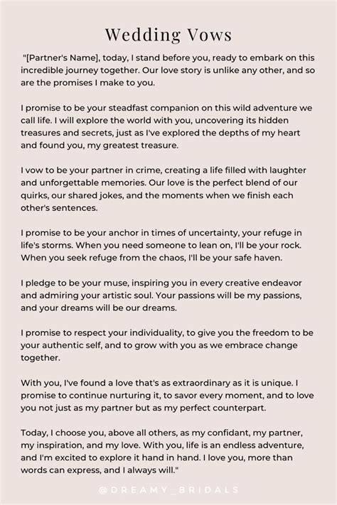 Intimate Wedding Vows Artofit
