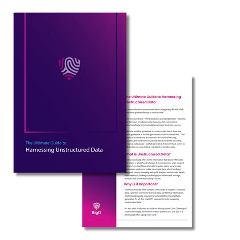 The Ultimate Guide To Harnessing Unstructured Data Lp