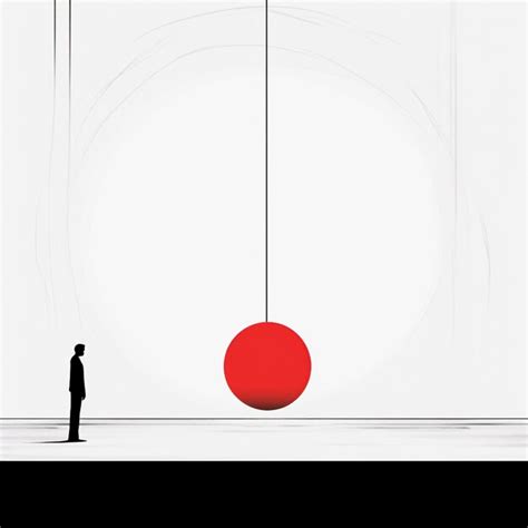 Premium Ai Image Isolated Object Representing Solitude In Motion