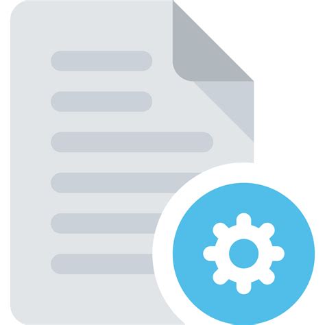 Document File Gear Settings Icon Download On Iconfinder