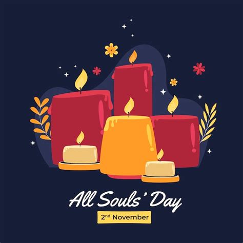 Premium Vector Flat All Souls Day Illustration