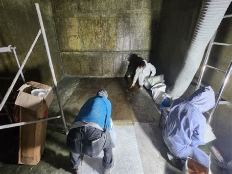 대전 교회 신축 콘크리트 우수조 Frp 라이닝 공사 시공갤러리 대흥이엔씨 Frp