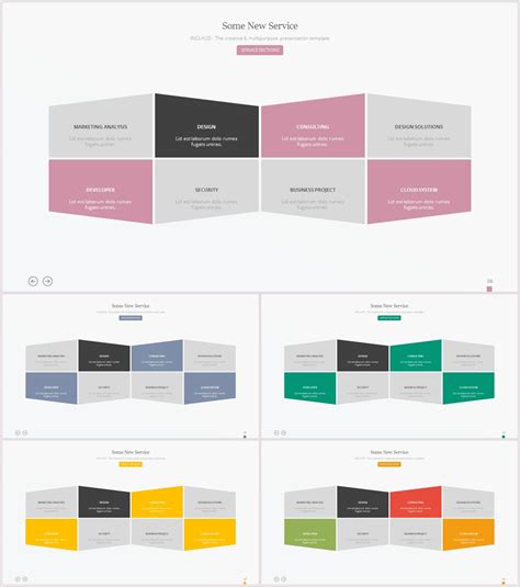 Ppt 디자인 비교 템플릿 And 핑크 애니메이션 피피티 템플릿 Poipl