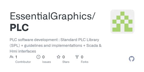 GitHub EssentialGraphics PLC PLC Software Development Standard PLC Library SPL