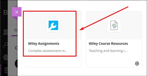 How To Assign A Wileyplus Adaptive Assignments In Blackboard Ultra