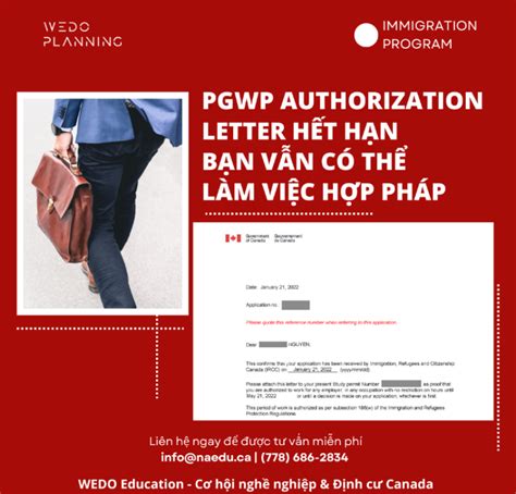 Pgwp Authorization Letter HẾt HẠn BẠn VẪn CÓ ThỂ LÀm ViỆc HỢp PhÁp