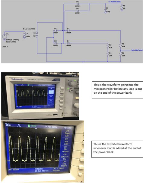 Distorted Waveform After Adding Load R Askelectronics
