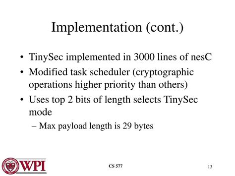 Ppt Tinysec A Link Layer Security Architecture For Wireless Sensor Networks” Powerpoint