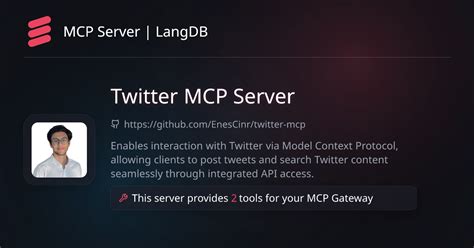 twitter mcp server langdb