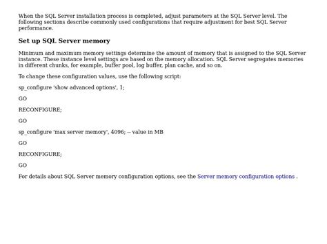 Configure Sql Server Microsoft Sql 2019 On Intel Optane Persistent