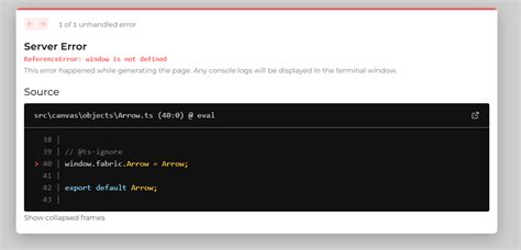 Window Fabric Window Is Undefined Error In Next JS V12 3 1 Issue