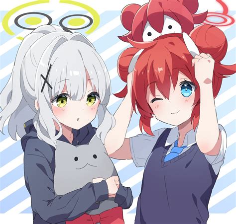 Maki Hare And Nazomaki Blue Archive Drawn By Mochigome Ununquadium Danbooru