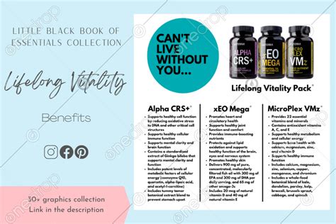 Lifelong Vitality Pack Benefits By Summer Livingston